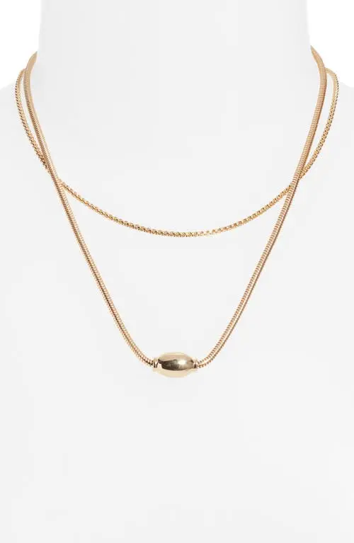 OPEN EDIT Orb Layered Chain Necklace