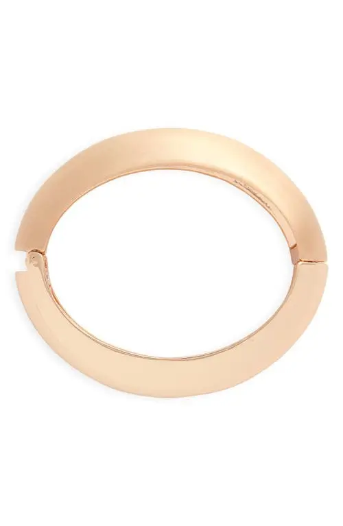 OPEN EDIT Concave Hinge Bangle - Gold