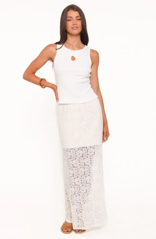 PETAL & PUP Cassie Lace Maxi Skirt