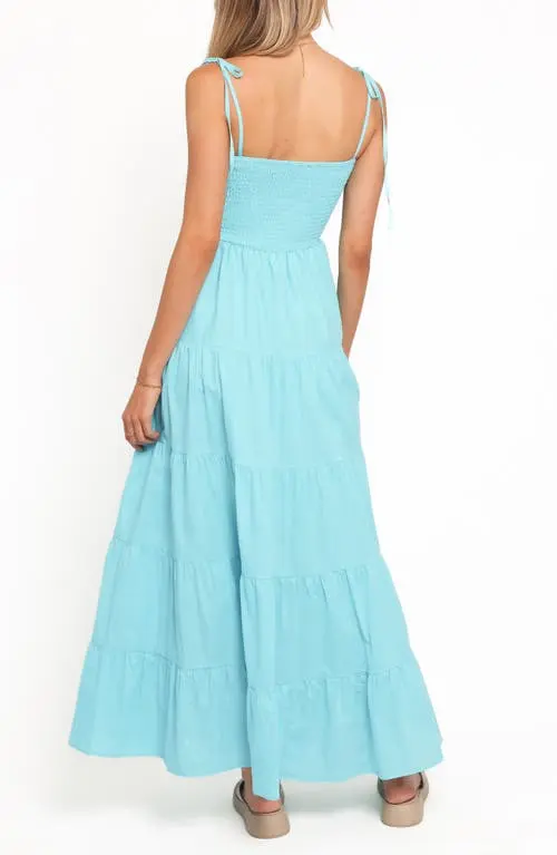 PETAL & PUP Delaware Smocked Tiered Maxi Dress