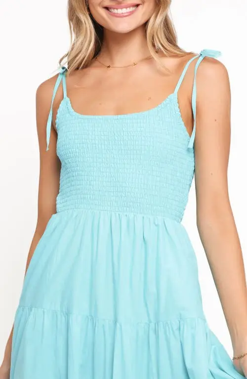 PETAL & PUP Delaware Smocked Tiered Maxi Dress