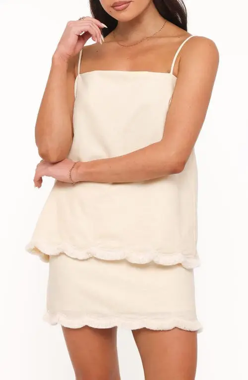 PETAL & PUP Venate Scalloped Skirt Set