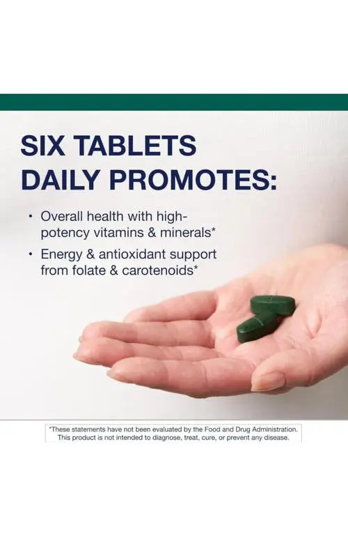 METAGENICS Multigenics Intensive Care Multivitamin With Iron High-absorption Formula 180 Tablets