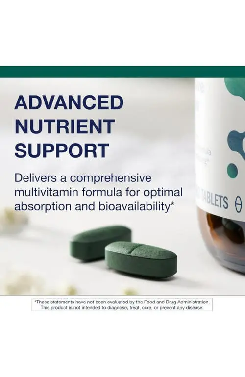 METAGENICS Multigenics Intensive Care Multivitamin With Iron High-absorption Formula 180 Tablets