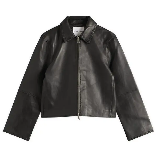 SAMSØE SAMSØE Salylo Leather Jacket