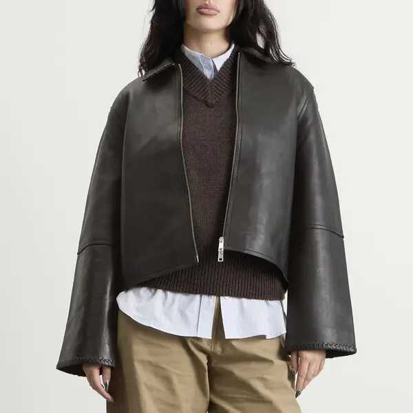 SAMSØE SAMSØE Salylo Leather Jacket