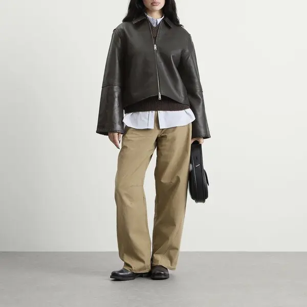 SAMSØE SAMSØE Salylo Leather Jacket