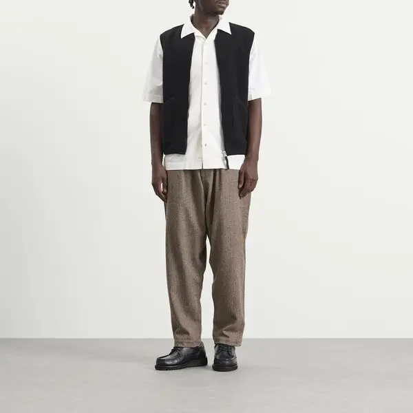 Universal Works Wool Fleece Zip Waistcoat