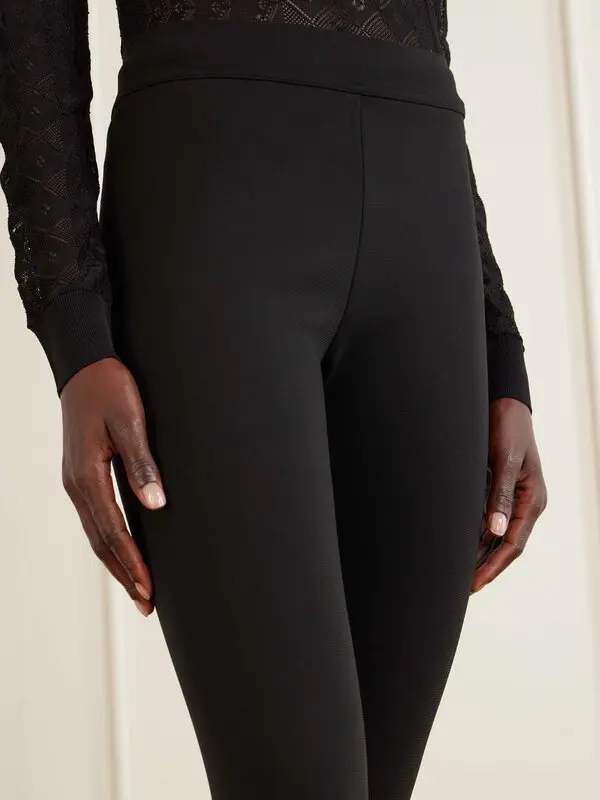 Dolce & Gabbana Crepe High-rise Straight-leg Capri Pants