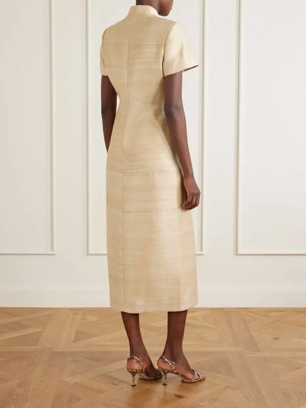 LIBEROWE Imperial Silk-blend Midi Dress