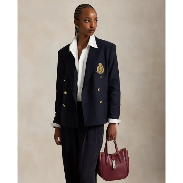 Ralph Lauren Double-breasted Crest Blazer