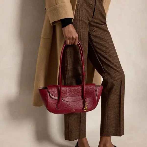 Ralph Lauren Polo Blaze Small Shoulder Bag - Currant