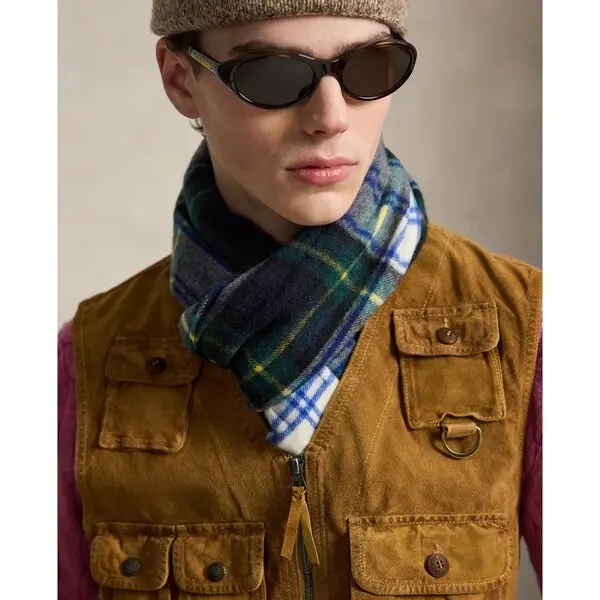 Ralph Lauren Suede Utility Vest