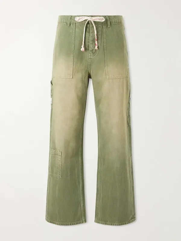 NAHMIAS Gardener Utility Wide-leg Drawstring Jeans