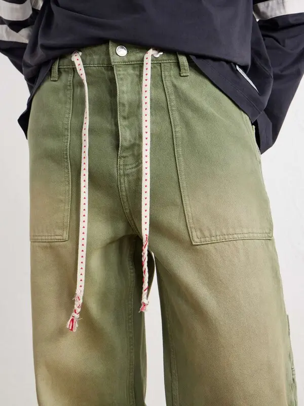 NAHMIAS Gardener Utility Wide-leg Drawstring Jeans
