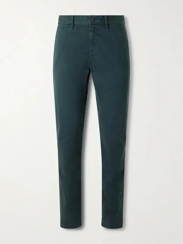 Rag & Bone Fit 3 Stretch-cotton Twill Trousers - Green