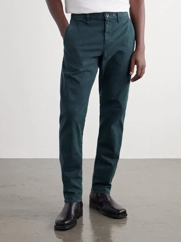 Rag & Bone Fit 3 Stretch-cotton Twill Trousers - Green