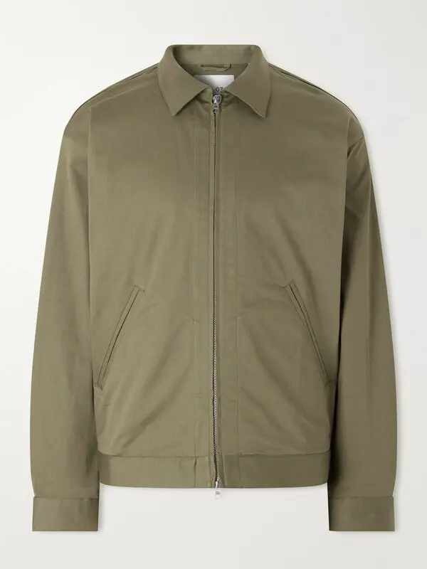 Nn07 Organic Cotton Satin Zip-up Jacket