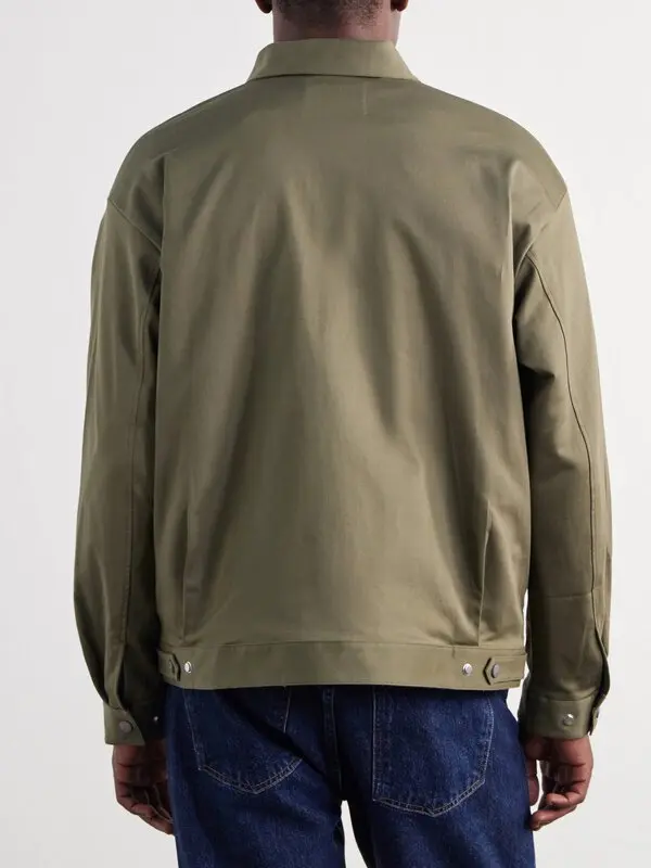 Nn07 Organic Cotton Satin Zip-up Jacket