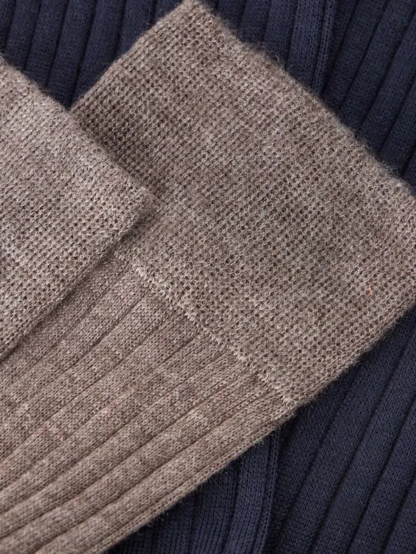 Mr P. Two-pack Cashmere And Silk-blend Socks