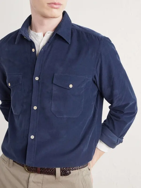 Boglioli Cotton-corduroy Shirt