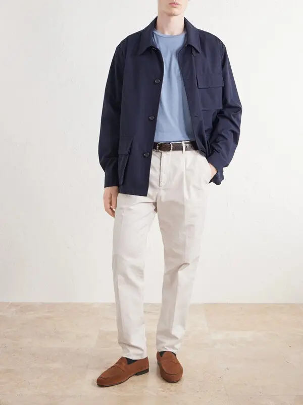 Ralph Lauren Purple Label Cotton-jersey T-shirt - Blue