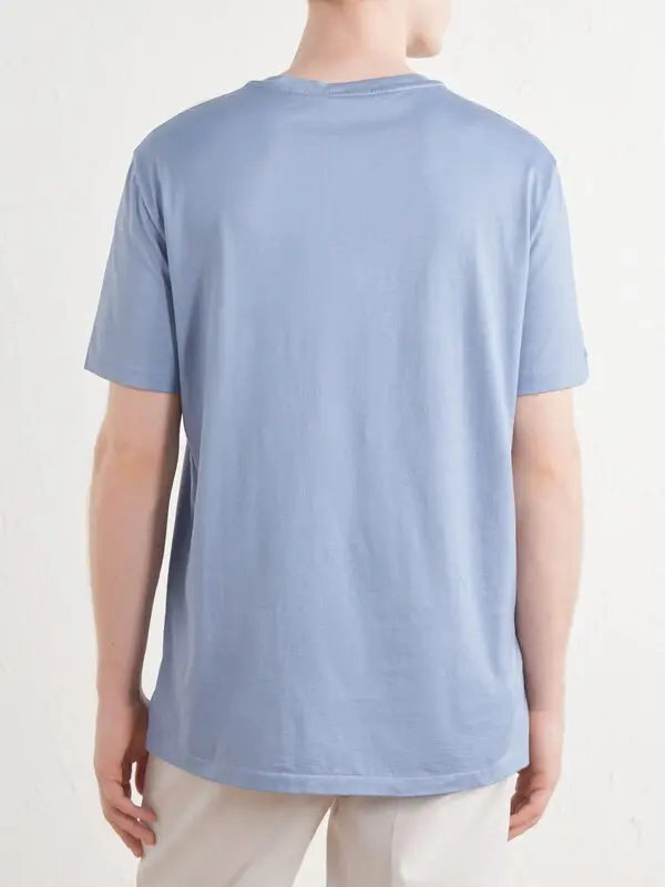 Ralph Lauren Purple Label Cotton-jersey T-shirt - Blue