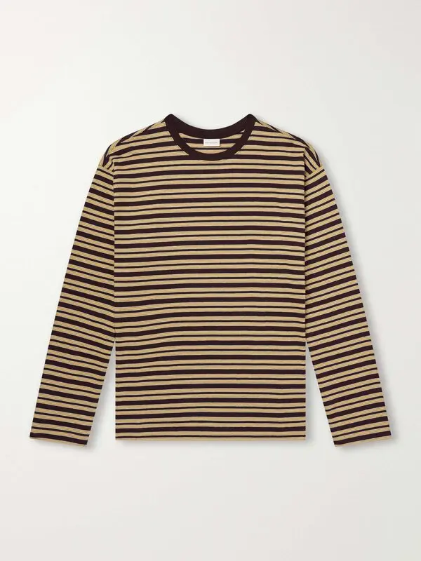 Dries Van Noten Hember Striped Cotton-jersey T-shirt
