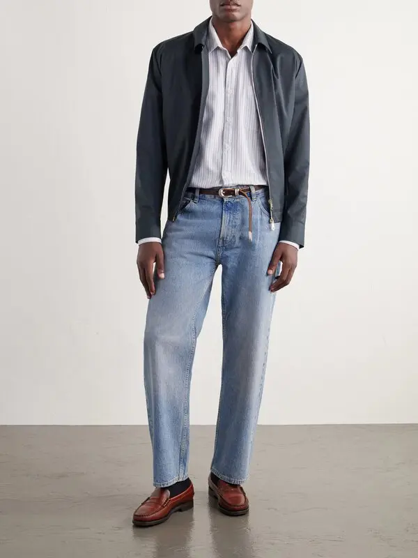 Nn07 Deon Herringbone Organic Cotton Shirt