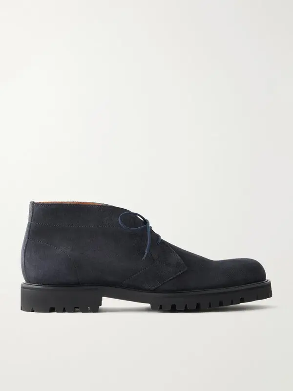 Mr P. Suede Desert Boots - Blue