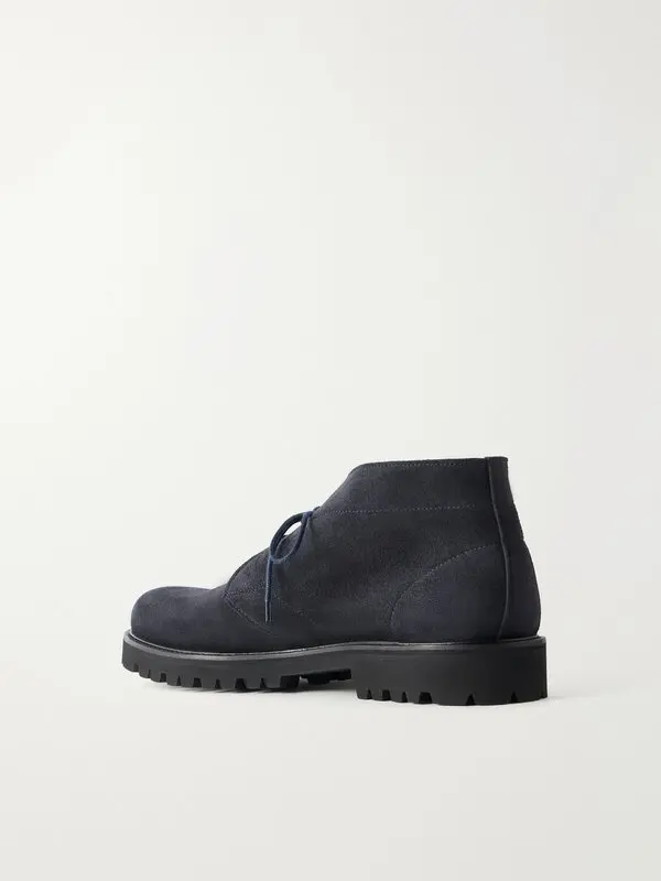 Mr P. Suede Desert Boots - Blue