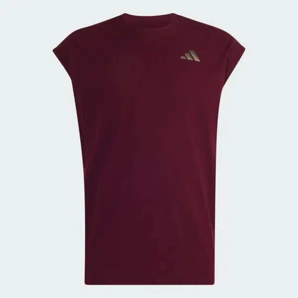 Adidas Climacool+ Oversized Sleeveless T-shirt - Maroon