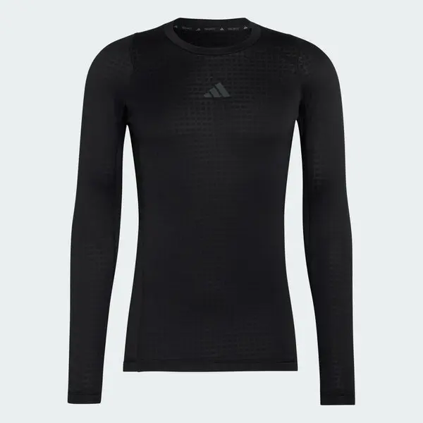 Adidas Techfit Climawarm Long Sleeve Performance T-shirt