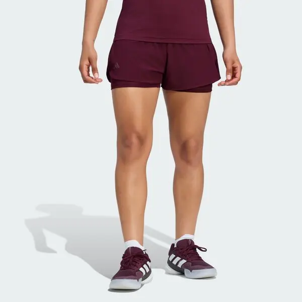 Adidas Climacool 2-in-1 Match Shorts - Maroon