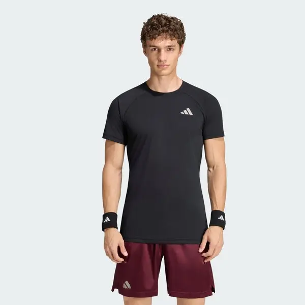 Adidas Tennis Climacool+ Freelift T-shirt Pro - Black