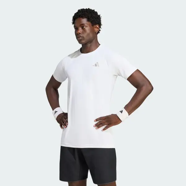 Adidas Tennis Climacool+ Freelift T-shirt Pro - White