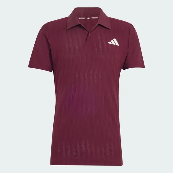 Adidas Tennis Climacool+ Airchill Freelift Polo Shirt - Maroon