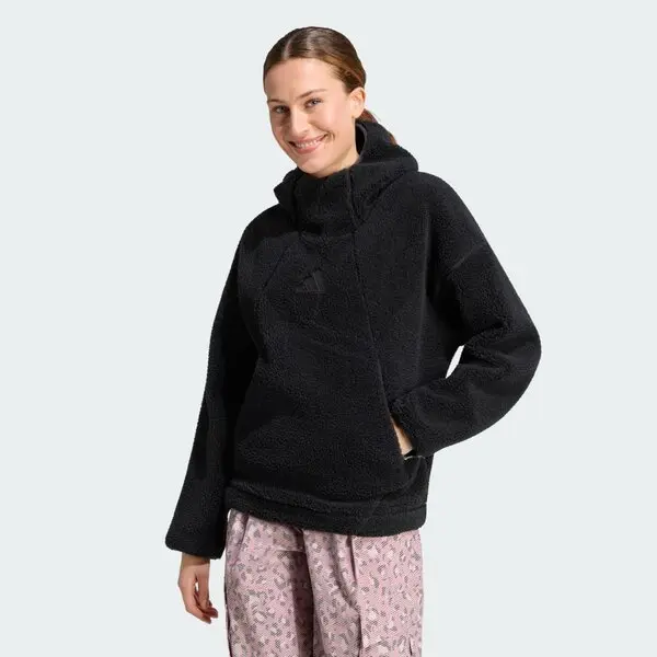 Adidas Xploric Climawarm High Pile Hoodie