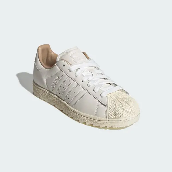 Adidas Superstar Ii Ripple Shoes Core White - Core White / Core White / Warm Sandstone