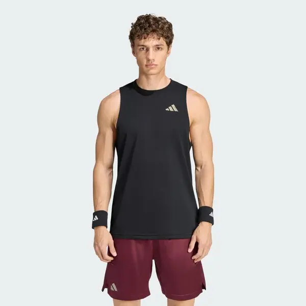 Adidas Tennis Climacool+ Sleeveless T-shirt - Black