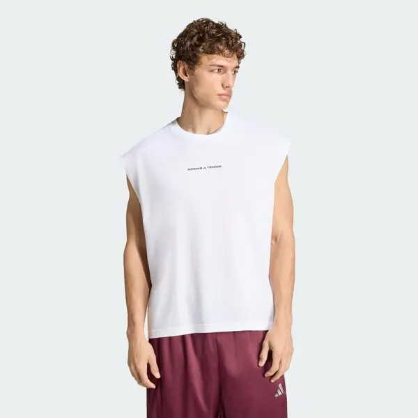 Adidas Tennis Culture Graphic T.shirt - White