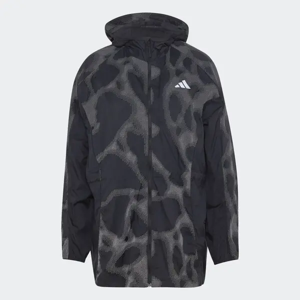 Adidas Adi365 Hi Vis All Over Print Jacket - Black