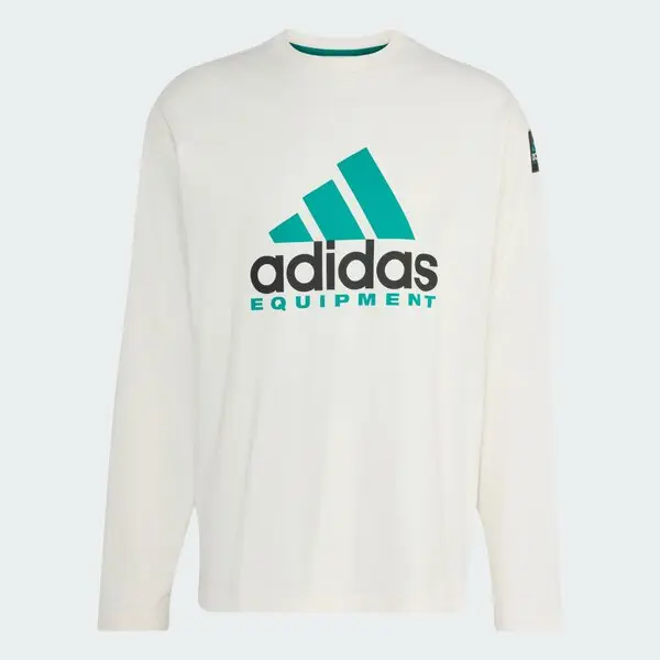 Adidas Equipment Essentials Long Sleeve Tee - Cloud White