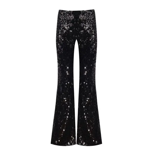 N'ONAT Midnight Sequin Flared Trousers