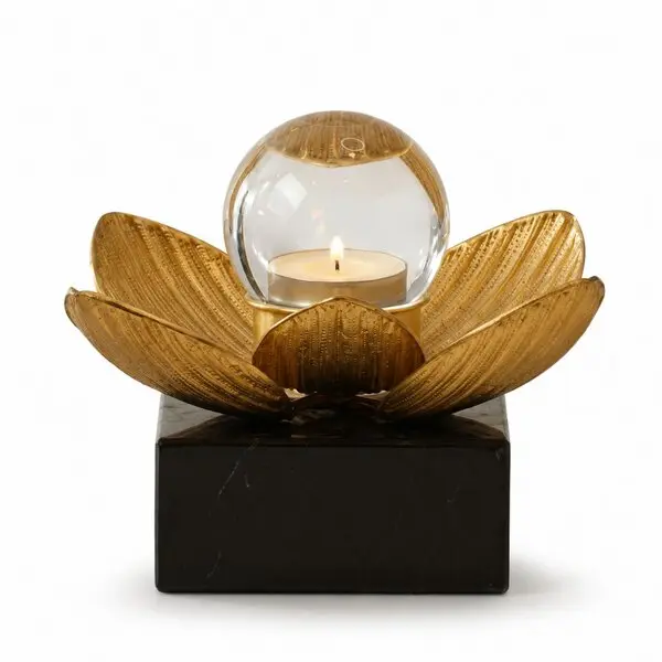 MARLETH Base Lotus Candle Holder
