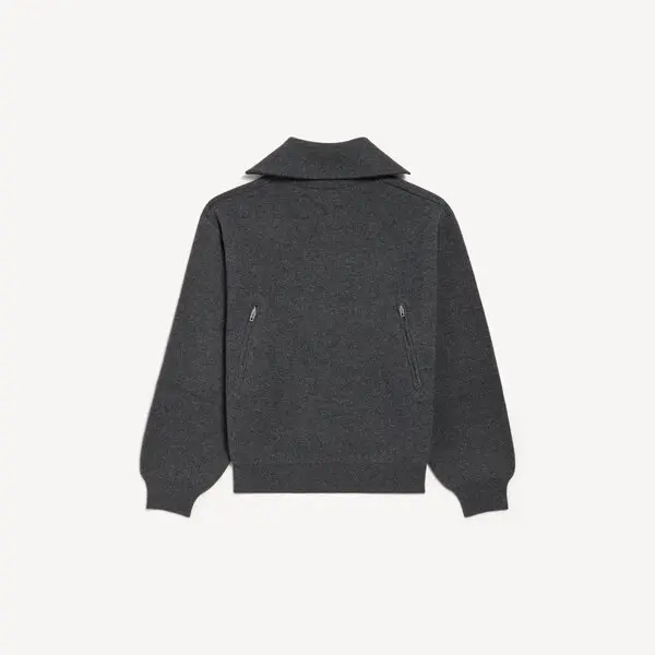 Balenciaga Back-to-front High Neck Sweater - Grey