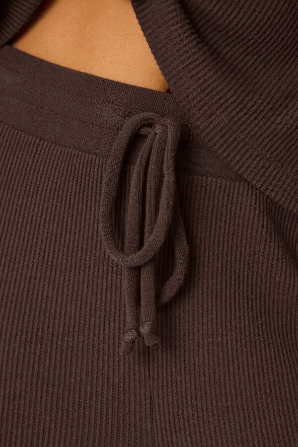 PJ Salvage Textured Rib Knit Lounge Pants