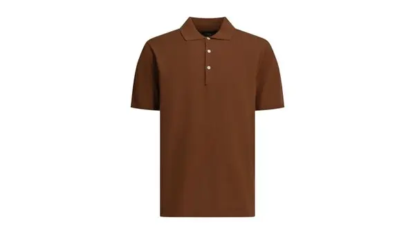 BEAMS Cotton Buttondown Polo Shirt