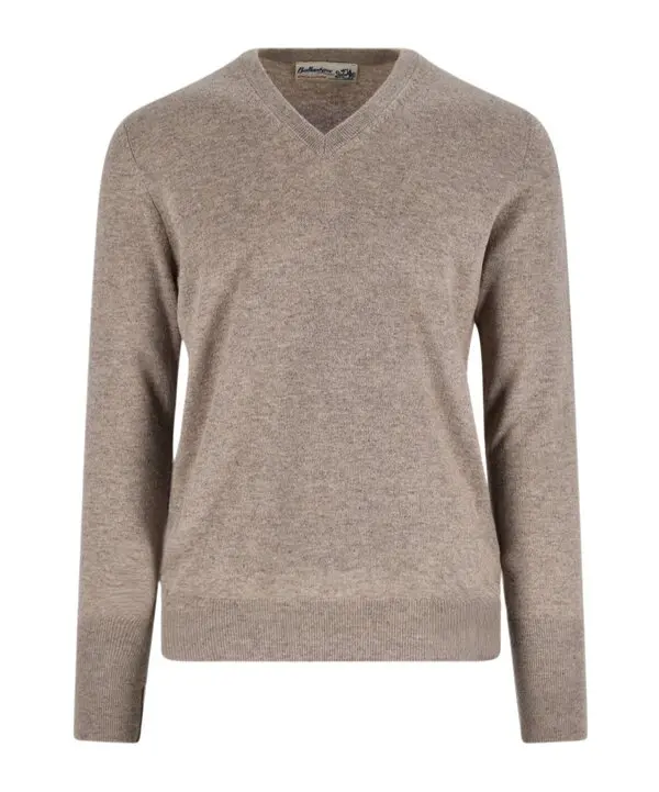BALLANTYNE V-neck Knitted Jumper