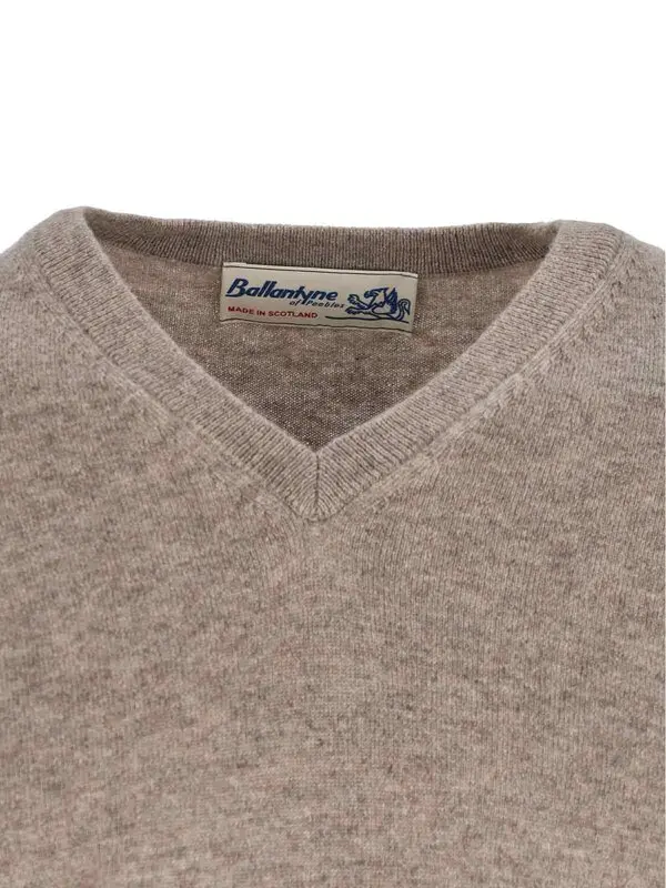 BALLANTYNE V-neck Knitted Jumper
